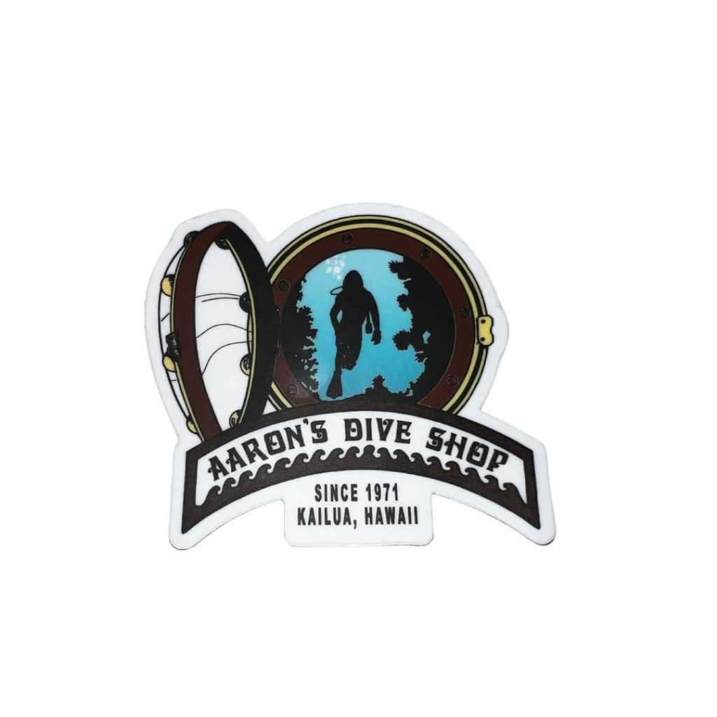 Aaron’s CLASSIC Logo Sticker – Aaron's Dive Shop